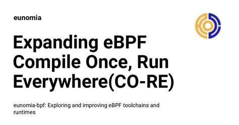 Expanding Ebpf Compile Once Run Everywhereco Re To Userspace