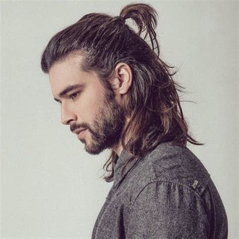 30 Best Mens Ponytail Hairstyles 2025 Fashionbeans