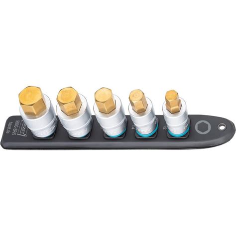 Hazet Steckschlüssel Smartrail 1 2 Steckschlüsseleinsatz Satz Innensechskant 5 Teilig