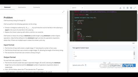 binary substitution codechef starters 56 2022 youtube