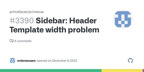 Sidebar Header Template Width Problem Issue 3390 Primefaces