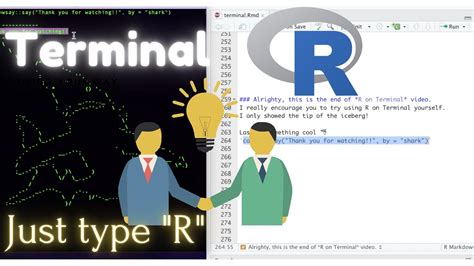 R Run R On Terminal Terminal Rconsole Rterminal Efficientwork