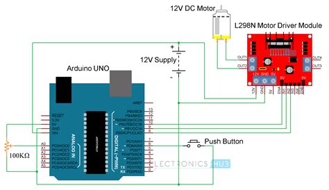Interfacing L298n Motor Driver With Arduino Uno 57 Off