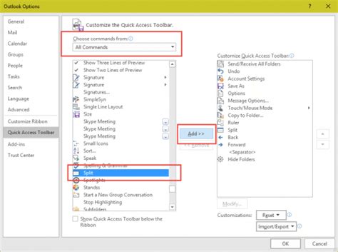 Using Split Screen In Outlook Email Outlook Tips