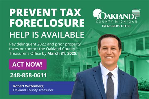 Property Tax Foreclosure Prevention Assistance Oakland County Mi