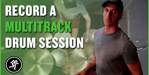 Recording A Multitrack Drum Session With Onyx Analog Mixers Made On Mackie Mackie