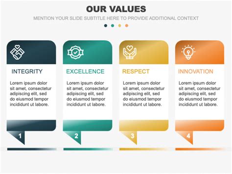 Our Values PowerPoint And Google Slides Template PPT Slides