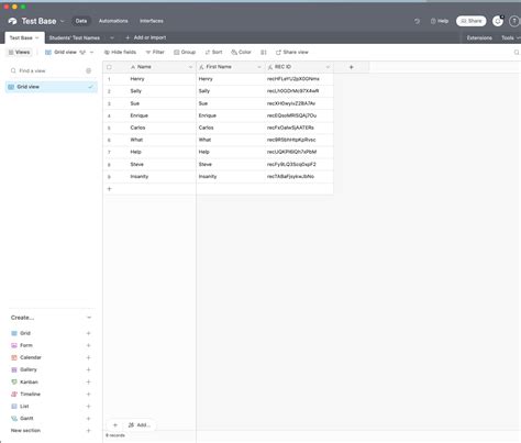 Automating Data From One Table To Another Automation Shown As Having Worked Yet Field Is Empty