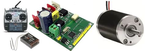 Brushed Dc Motor Speed Controller Using Radio Control Rc Remote