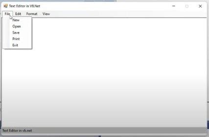 How To Create A Text Editor With Rich Textbox In Visual Basic NET Mastering Web Development