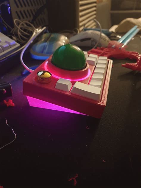 A Macropad With A Trackball Potentially Ergo No Guarantees R Ergomechkeyboards