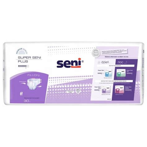 Super Seni Plus Xl Pieluchomajtki Dla Dorosłych 13417149240 Allegropl