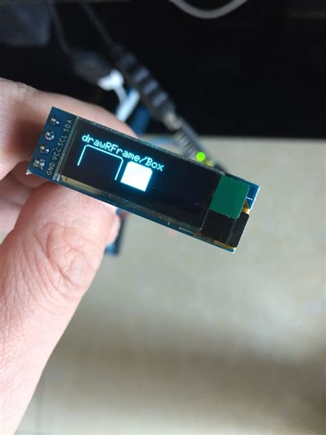 091 Inch 128x32 I2c Iic Blue Oled 9934 From Icstation On Tindie