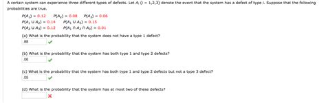 solved a certain system can experience three different types