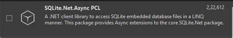 C Sqlite Xamarinforms Pcl Errors On Android Stack Overflow