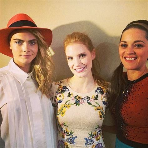 Cara Delevingne Jessica Chastain Et Marion Cotillard Cannes2014 La Croisette Vue Par Les