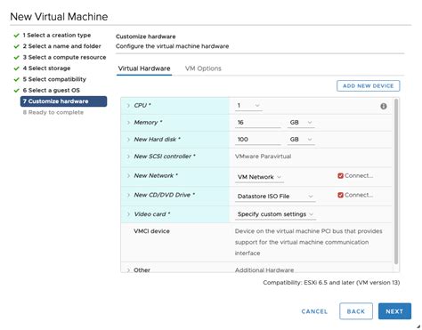Create A New Esx Vm And Mount The Iso Asgard Management Center V Manual Documentation