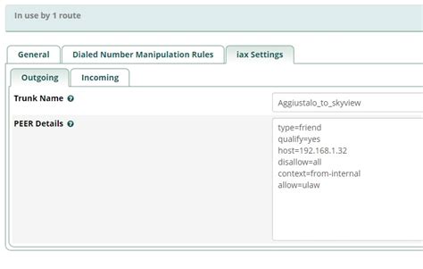 Two Pbx Same Outbound Route Configuration Freepbx Community Forums