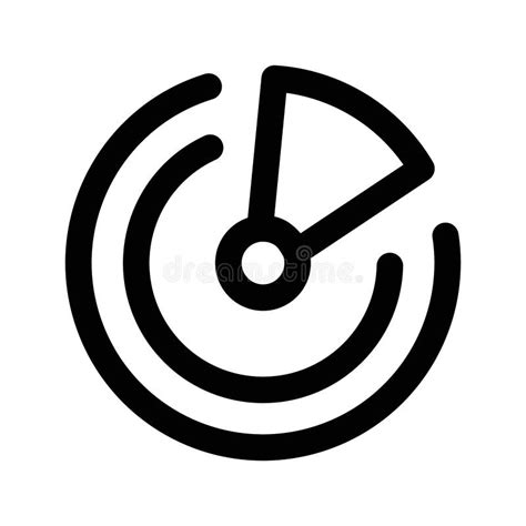 Radar Detection Icon Design In Filled And Outlined Style Stock Vector Illustration Of Military