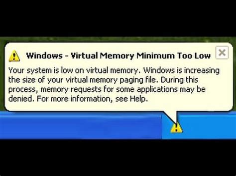 How To Fix Low Virtual Memory On Windows