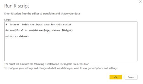 Solved Empty Table When Running R Script On Power Bi Microsoft Fabric Community