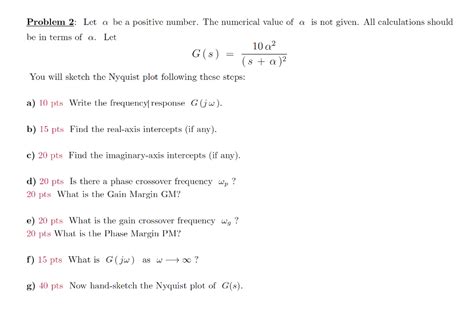 Solved Problem 2 Let α be a positive number The numerical Chegg com