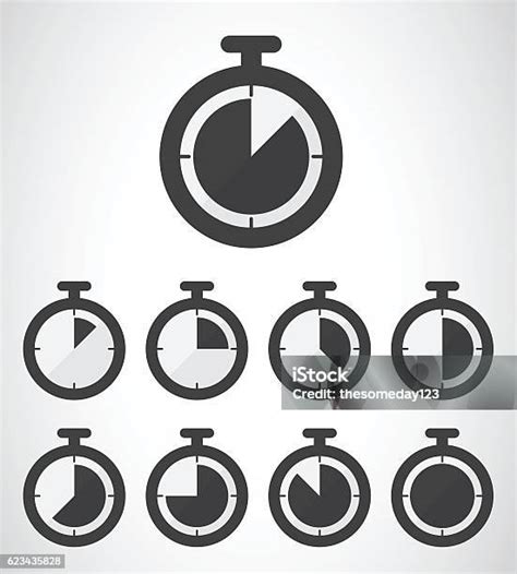 스톱워치 아이콘 벡터 일러스트레이션 플랫 디자인 스타일 세로 구도에 대한 스톡 벡터 아트 및 기타 이미지 세로 구도 집계 초침 Istock