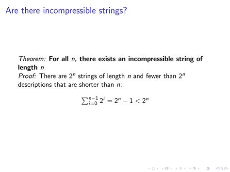 Kolmogorov Complexity Art And All That Ppt