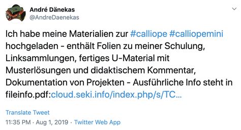 Sammlung Zu Calliope Mini Von Andr D Nekas Material Coderdojo Saar De