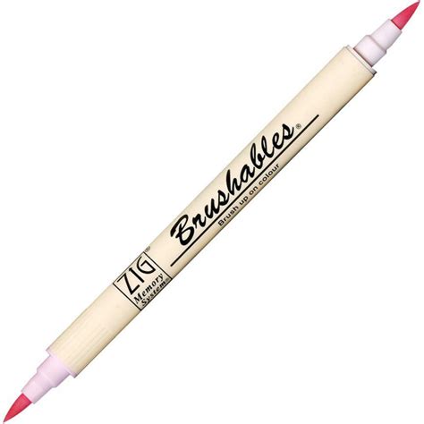 Kuretake Zig Brushable Marker Baby Pink Box Of 6 Jerry S Artarama