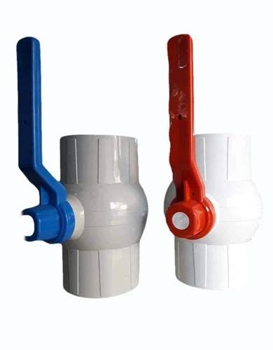 White Industrial Pp Valves Valve Size 20 Mm Threaded At ₹ 18 Piece In Ahmedabad