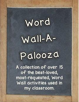 Word Wall A Palooza Word Wall Word Wall Activities Word Boxes