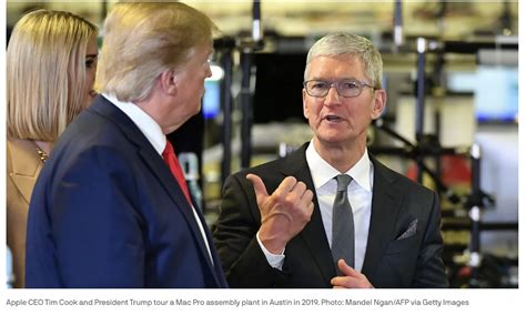 Trump Thinks Apple Will ‘up The Amount It Plans To Spend On Expanding