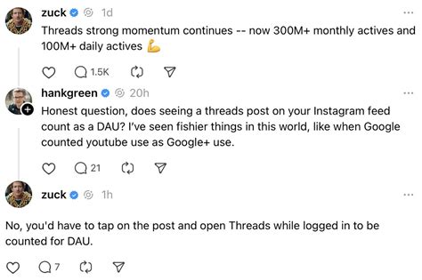 Mark Zuckerberg Clarified Threads Dau Tracking The Verge