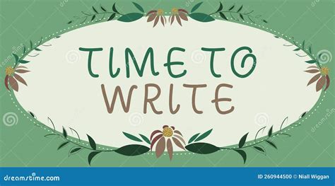 Inspiration Showing Sign Time To Write Conceptual Photo To Record Something Or To Express An