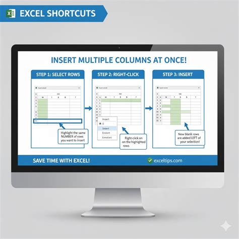 Excel Insert Multiple Columns At Once In Excel Excel Facebook