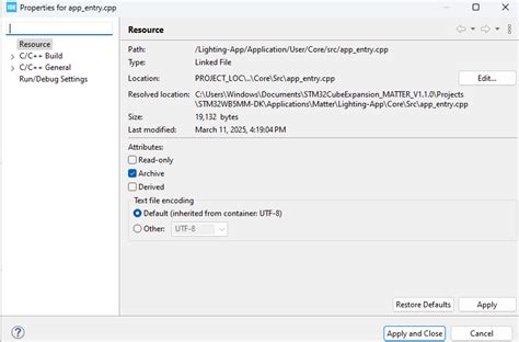 Renaming Project Causing Files Failed To Open Stmicroelectronics Community