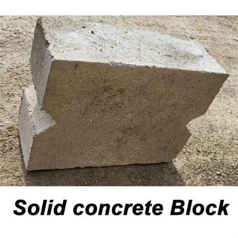 Solid Concrete Block 16x8x4 Inch 16 In X 8 In X 4 In At ₹ 35 Piece In Udaipur