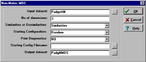 4 non metric mds scaling dialog box download scientific diagram