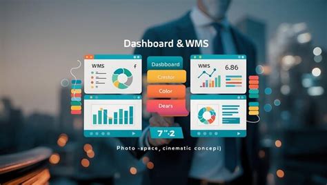 A Sleek Dashboard And Wms Icon Design With Ample Text Space On