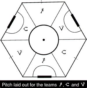 Three-sided Football - DeepFUN