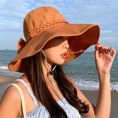 Hat Lady Sun Sun Visor Lady Wide Brim Hat Hat Spring And Summer Sun