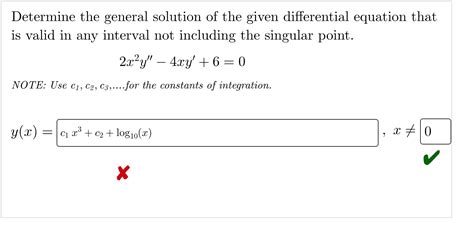 Solved Determine The General Solution Of The Given