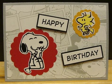 Snoopy Giggle Birthday Project Idea