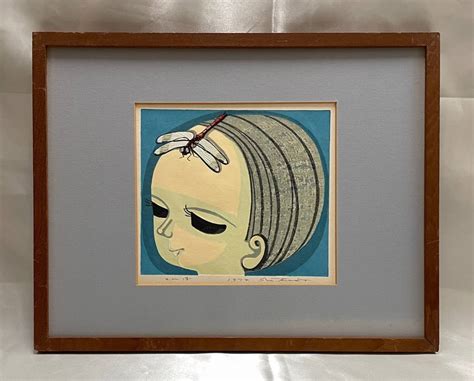 池田修三 木版画 とんぼ 直筆サイン入り 額 現状品 インテリア木版画｜売買されたオークション情報、yahooの商品情報をアーカイブ公開
