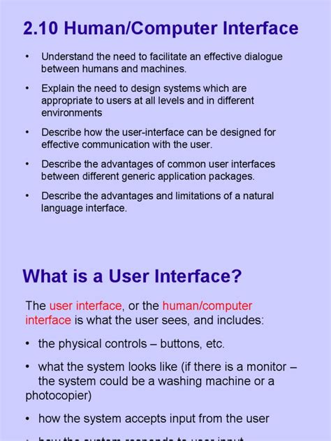 2 10 User Interfaces Pdf Graphical User Interfaces Command Line Interface