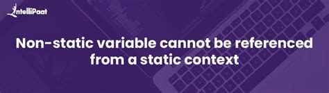 Non Static Variable Cannot Be Referenced From A Static Context Error In
