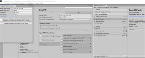 Unity Play Mode With Holographic Remoting Failed To Enable Remoting Runtime Rhololens