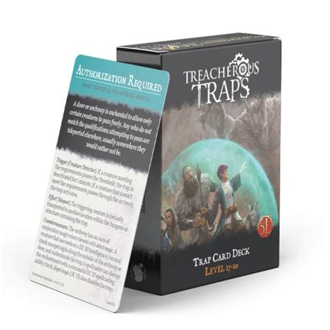 Treacherous Trap Deck Cr17 20 Dandd 5e — Games World South Australia