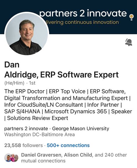 Follow Dan Aldridge Erp Software Expert Wouter Van Heddeghem